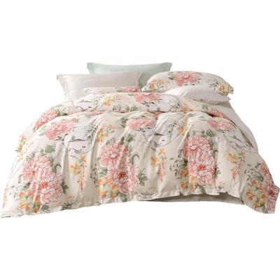 富安娜纯棉长绒棉国风四件套