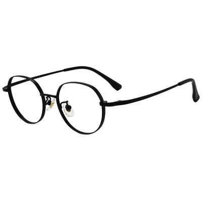 高度近视女厚边是纯钛眼镜框