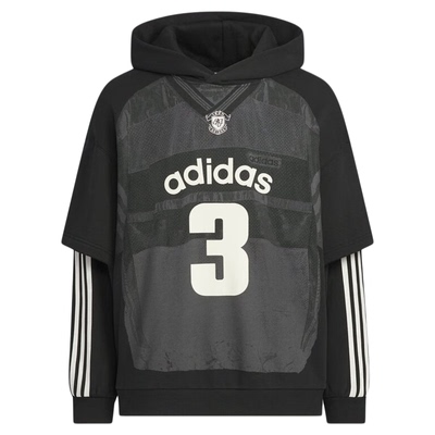 阿迪达斯男连帽套头衫卫衣