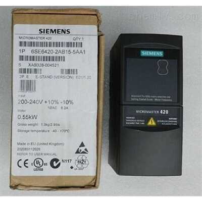 议价6SE64202UD155AA1西门子m420变频器0.55千瓦6SE6420-2UD15-5A
