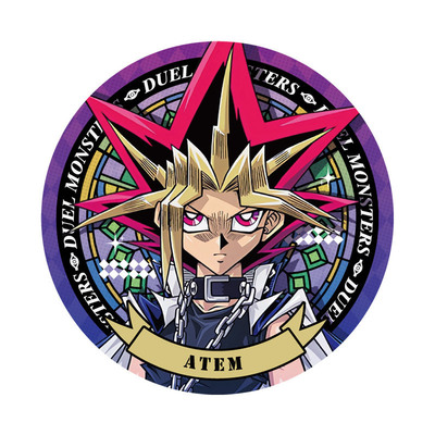 游戏王同人谷子吧唧周边镭射徽章