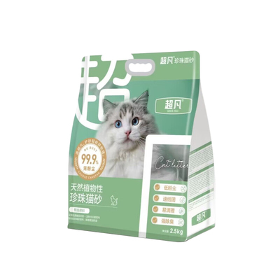 超凡天然植物性珍珠猫砂2.5kg