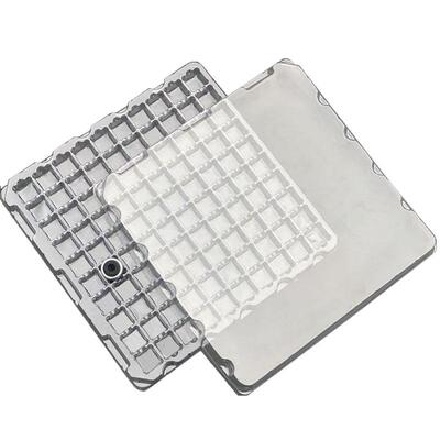 带盖子吸塑托盘长方形透明塑料