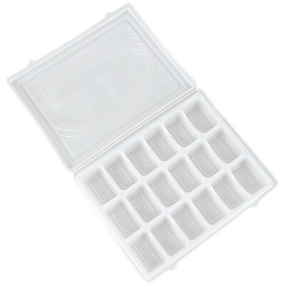 一次性连体饺子盒加厚外卖水饺盒