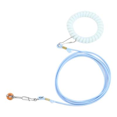 新款硅胶鹦鹉脚环牵引绳放飞绳虎皮牡丹玄凤专用弹力绳子遛鸟绳子