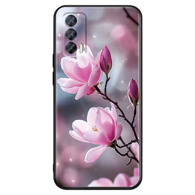 luckrider适用于realmeV15 5G手机壳Ralmev15软胶RMX3092花卉0pporeaimeV15挂绳真我v155g外壳rmx3092保护套5