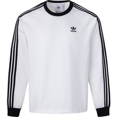 Adidas/阿迪达斯官方正品三叶草男士简约运动户外休闲长袖KE5825