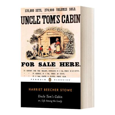 英文原版 Uncle Tom's Cabin 汤姆叔叔的小屋 斯陀夫人 企鹅黑经典 Penguin Classics 英文版 Harriet Beecher Stowe 进口英语书籍