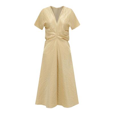 夏季优雅deepmoss连衣裙