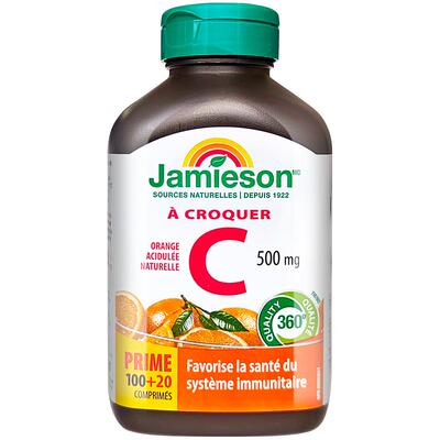 JAMIESON健美生维生素C咀嚼片