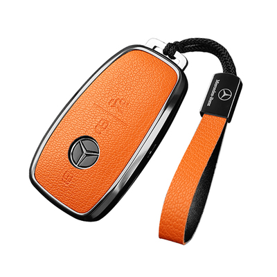 免螺丝高质感奔驰钥匙套山羊皮