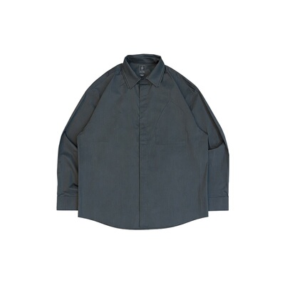 双层领凉感防晒抗皱轻薄长袖衬衫