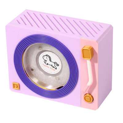 旋转吧唧托原谷美唱片机吧唧收纳展示台新款音乐盒情侣生日礼物高端谷子收藏爱好学生怀旧唱片机吧唧托可定制