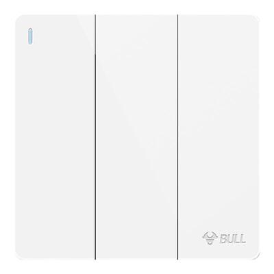 公牛三开双控开关家用面板