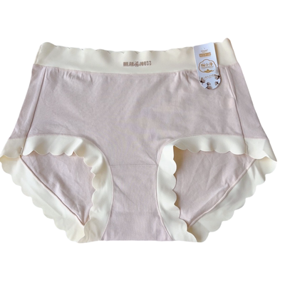 粉岱净小姐中腰彩棉底档女三角裤