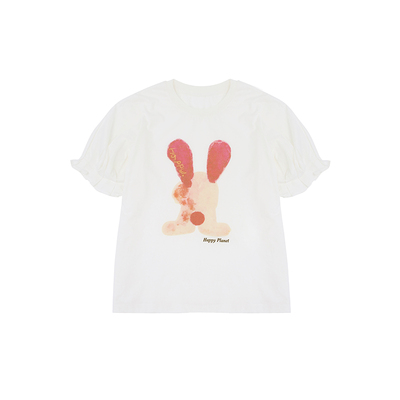 小小大星球萌趣纯棉印花T恤