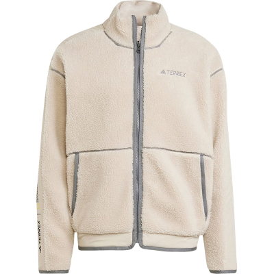 Adidas/阿迪达斯正品新款男士户外时尚舒适抓绒外套JJ4355