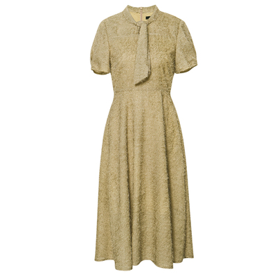 罗衣设计感流苏大摆连衣裙