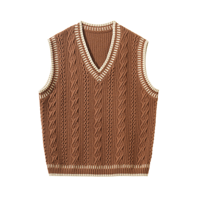 HoloceneV领麻花毛衣