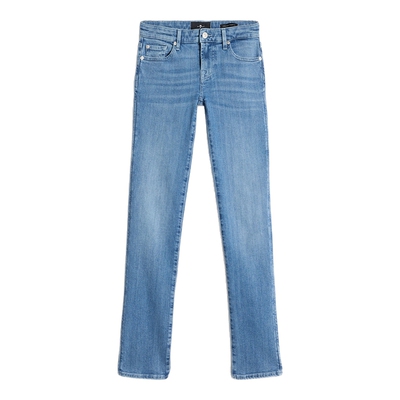7 For All Mankind26新品牛仔裤修身简约休闲舒适弹力低腰铅笔裤