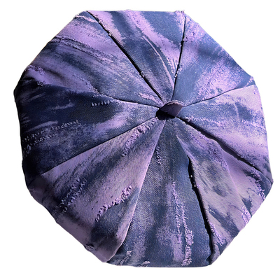 正品HELLOTREE扎染磨边贝雷帽