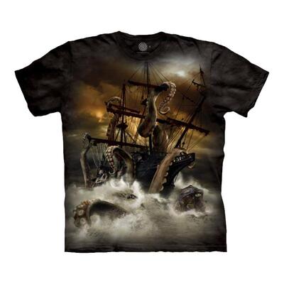 圆领动物图案短袖t恤