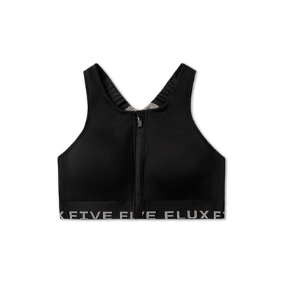 FIVE FLUX TOM系列 拉链背心夏季一体式高强度防震跑步健身瑜内衣