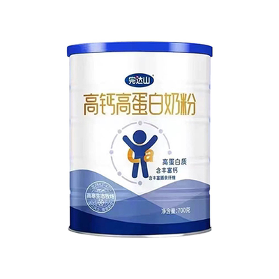 完达山高钙高蛋白奶粉700g罐装