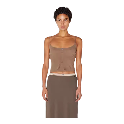 IMMI女士超薄强粘针织拉链吊带