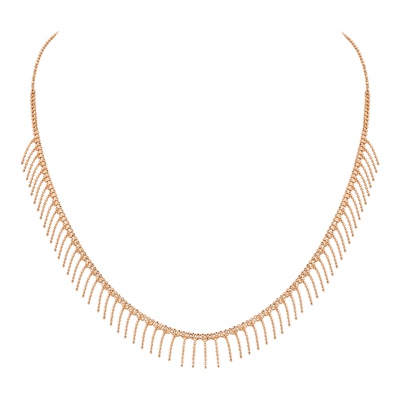 GXIAOXIAO睫毛流苏锁骨项链