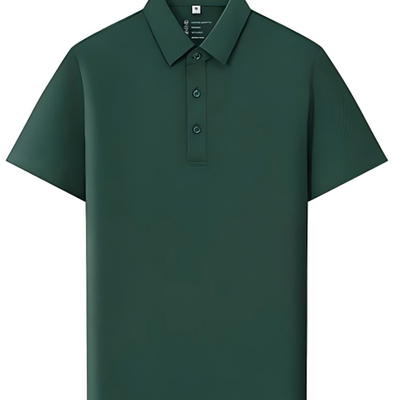冰氨超爽凉感遮热防螨纯红色团建服短袖POLO衫工作服77001刺logo
