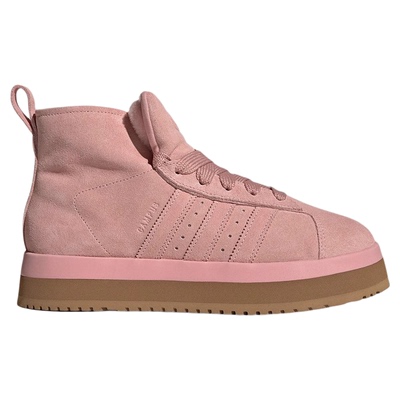 阿迪达斯三叶草女鞋冬季新品加绒保暖厚底短靴雪地靴JR3237