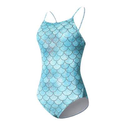 WaterTime肩带三角女连体泳衣