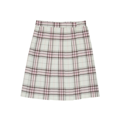 日系甜美风仙女粉白格子裙jk制服