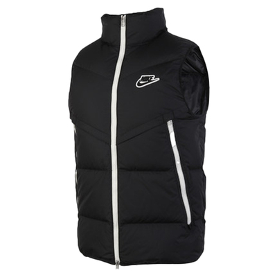 Nike/耐克正品男子全拉链立领保暖休闲运动羽绒马甲 CU4415