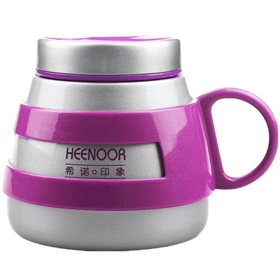 希诺不锈钢保温杯大肚泡茶喝水杯