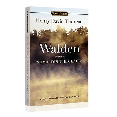现货 英文原版小说 瓦尔登湖 Walden and Civil Disobedience 经典名著 论公民的不服从义务 梭罗作品 进口书 正版
