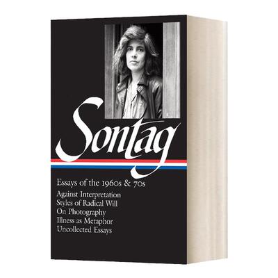 英文原版 Susan Sontag Essays of the 1960s and 70s (LOA #246) 苏珊·桑塔格 20世纪60年代和70年代的散文 精装  进口英语原版