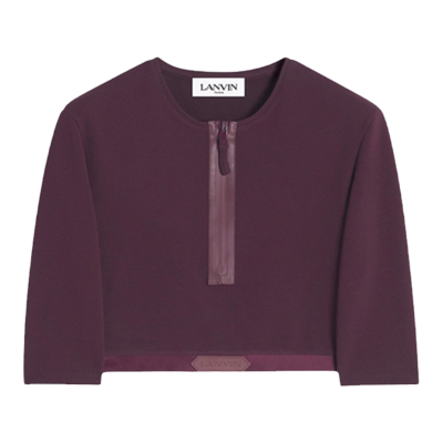 LANVIN浪凡女士运动短上衣