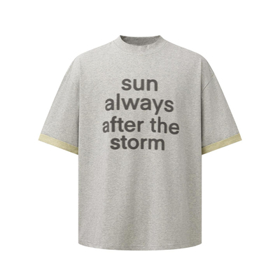 夏季出行简约百搭男女款短袖T恤