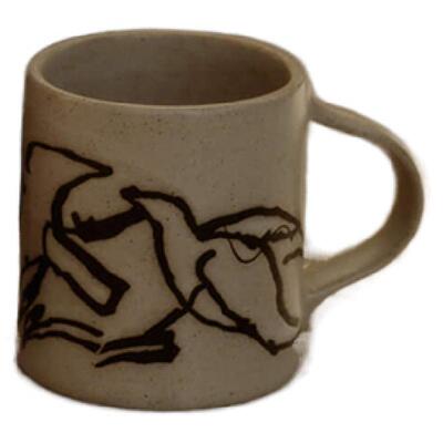 fermliving北欧陶瓷手作马克杯