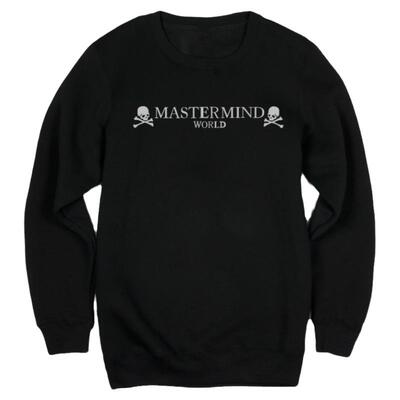 mmj反光骷髅头金属色印花卫衣