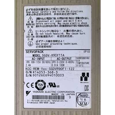 【维修议价】安川100w伺服驱动器型号SGDVR90F11A功能包议价042