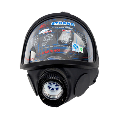 思创防毒面具大视野全面罩防化工气体喷漆农药有机蒸气防毒气