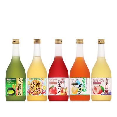 日本冲绳菠萝酒草莓白桃利口酒