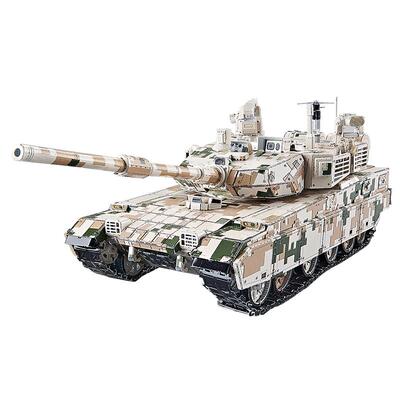 钢达坦克模型3D立体金属拼图DIY