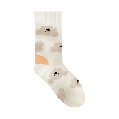 Himade卡通趣味中筒袜子