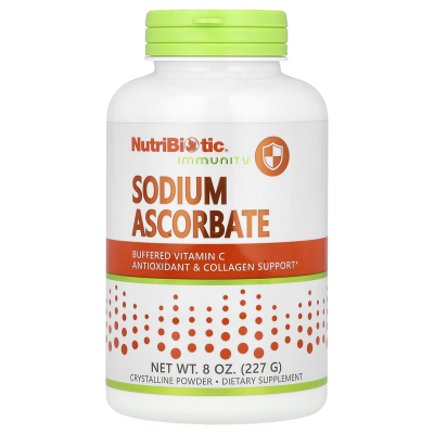 NutriBiotic进口免疫强化抗坏血酸钠结晶粉维生素C粉维矿易吸收高