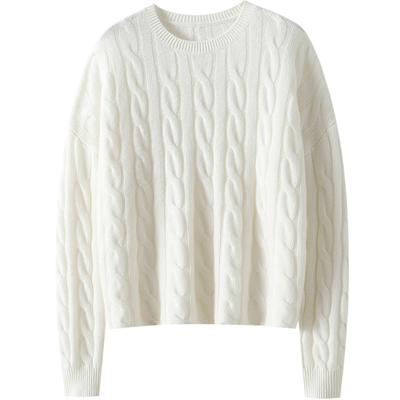 启超官方高端100%纯山羊绒衫