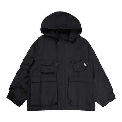 CENTIMETER 日系cityboy多口袋宽松连帽工装夹克冲锋衣外套男女